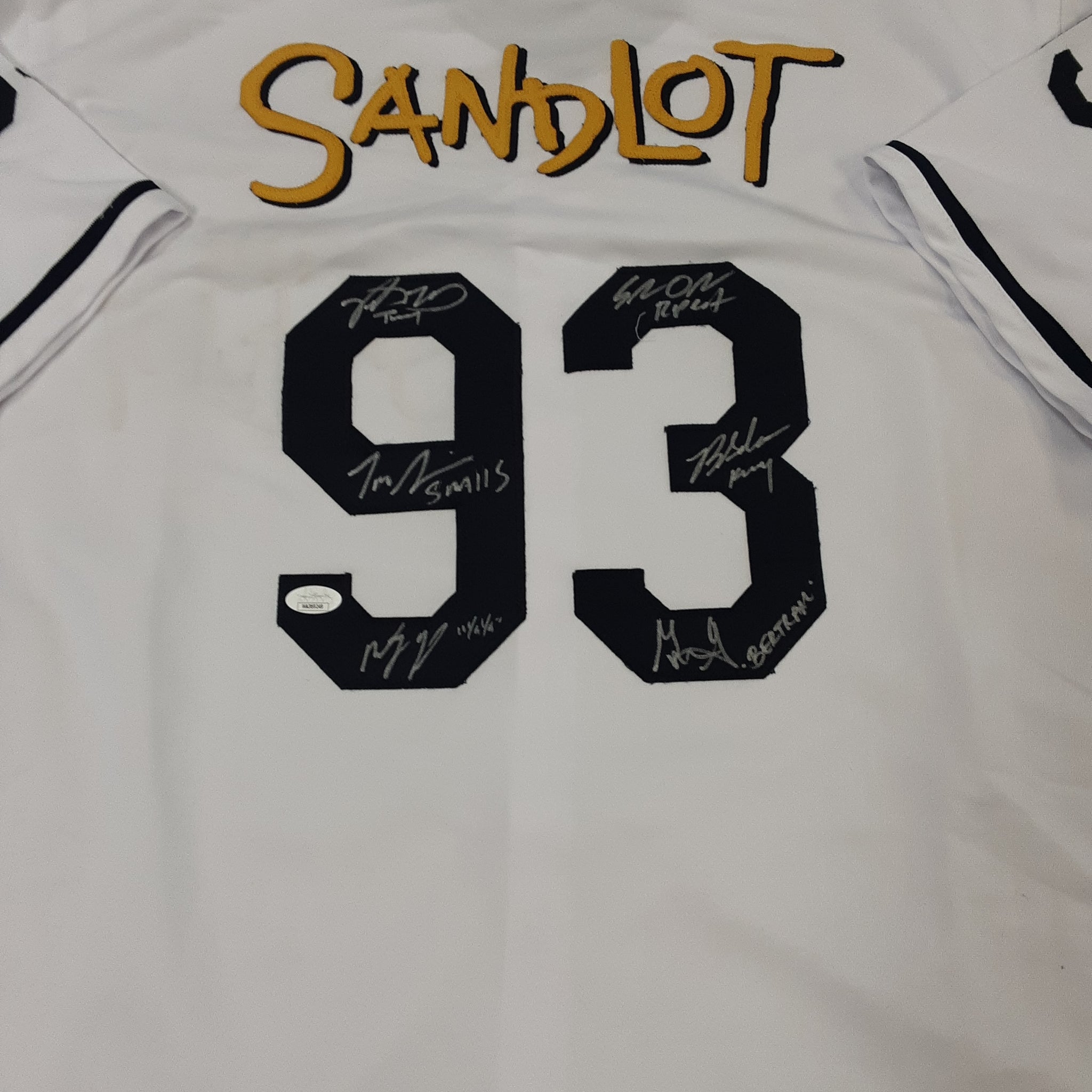 Sandlot Memorabilia THE SANDLOT CAST SIGNED SCRIPT (BECKETT COA ...